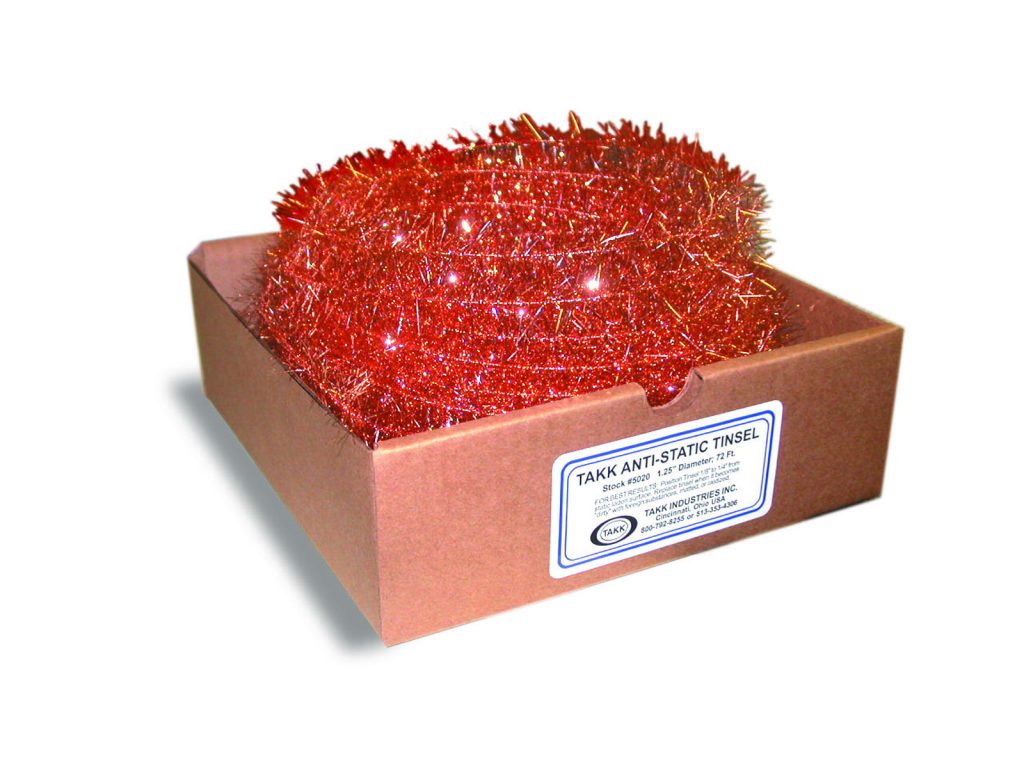Anti-Static Tinsel - effective, low cost, low maintenance static eliminator